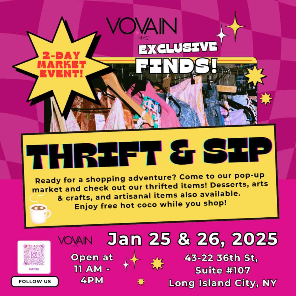 vo.vain Pop-up Weekend Market - Long Island City Partnership