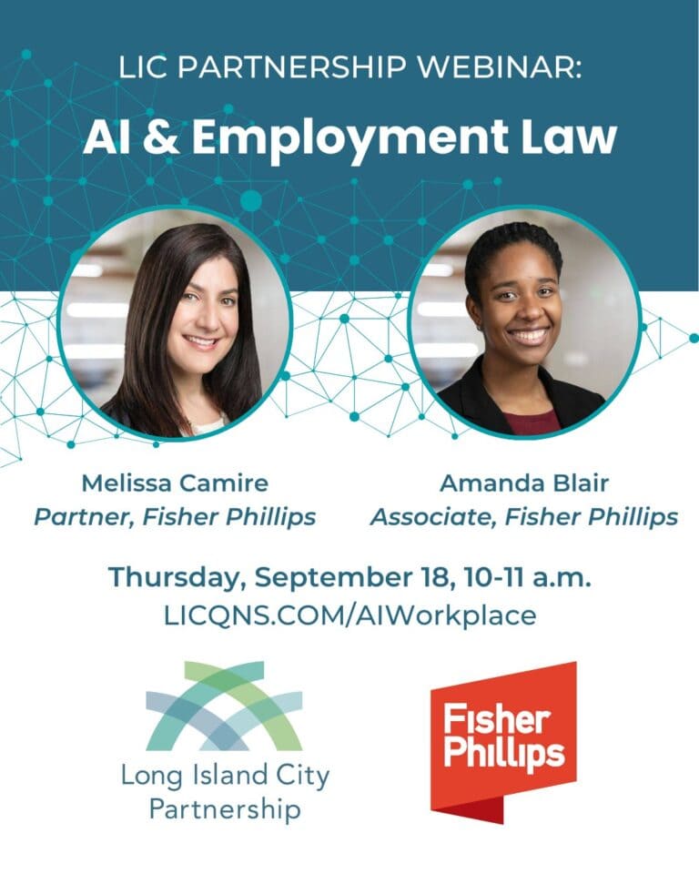 LICP Webinar: AI & Employment Law with Fisher Phillips - Long Island ...
