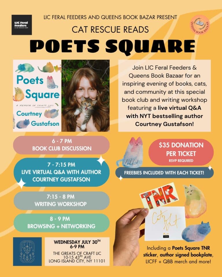 Cat Rescue Reads: Poets Square - Long Island City Partnership