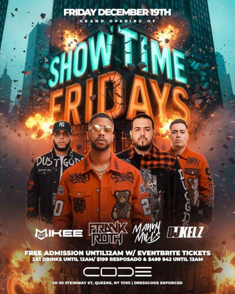 CODE Astoria Fridays – Grand Opening of SHOWTIME FRIDAYS - Long Island ...